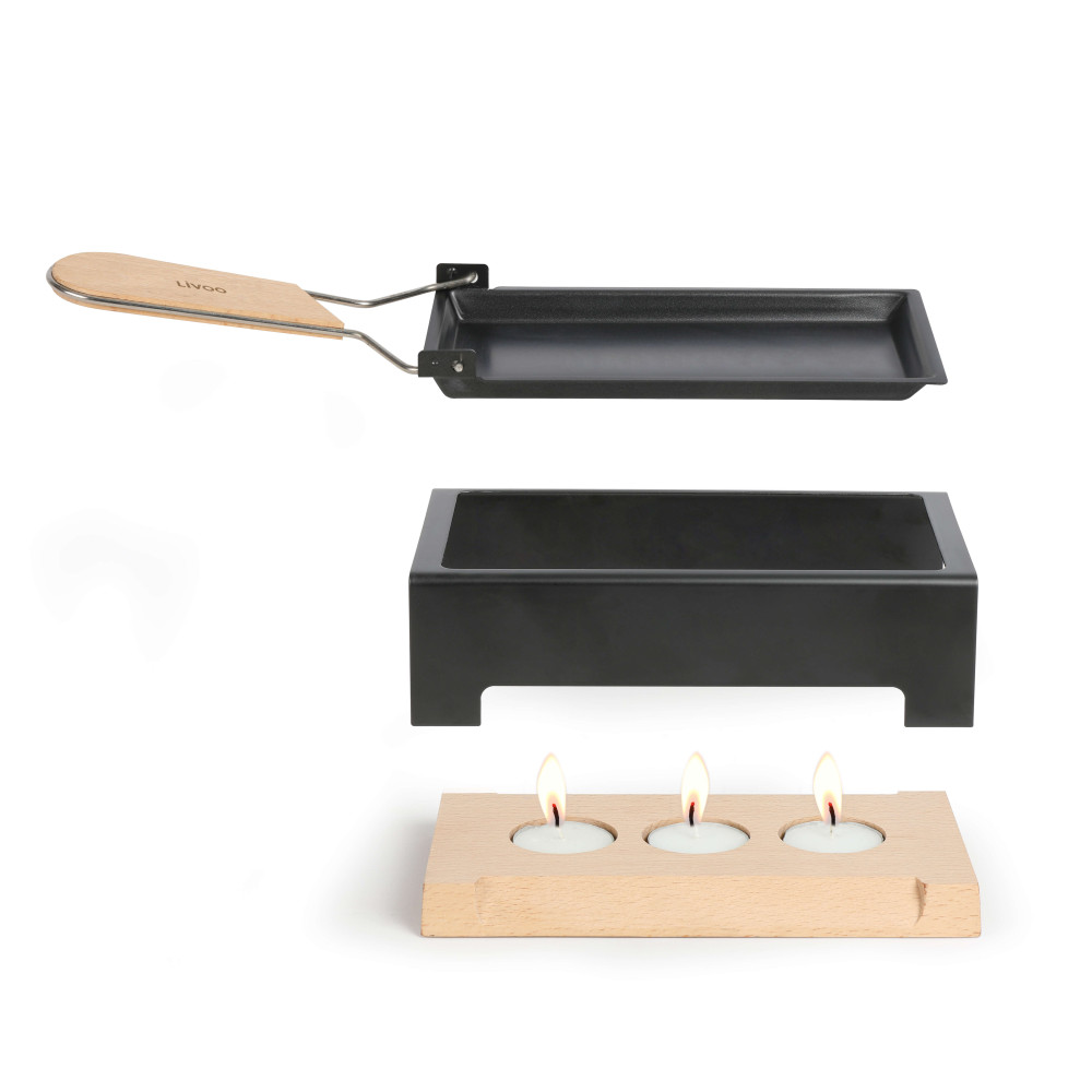 Appareil à raclette 1 ou 2 personnes à la bougie