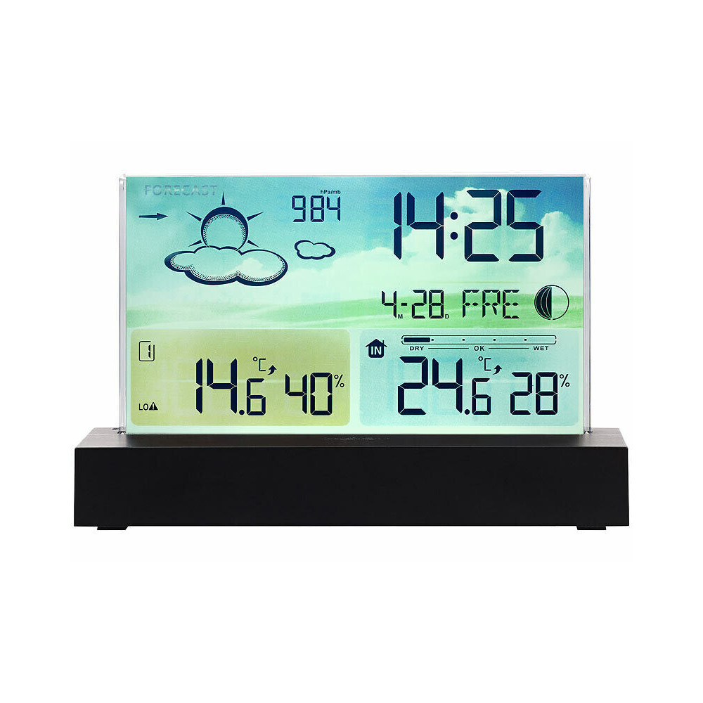 Station météo écran LCD couleur sans cadre - Boutique Ping City