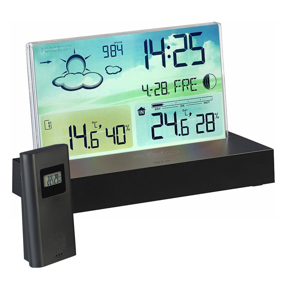 Station météo écran LCD couleur sans cadre - Boutique Ping City